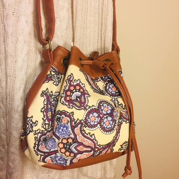 Howard’s | Bags | Howardsbucket Bag Purse Yellowmuti Color Flor | Poshmark